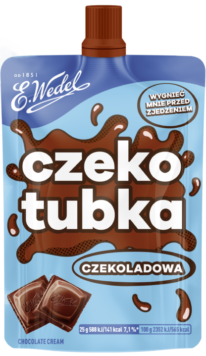 Czekotubka Czekoladowa 50 g - Pijalnie Czekolady E.Wedel