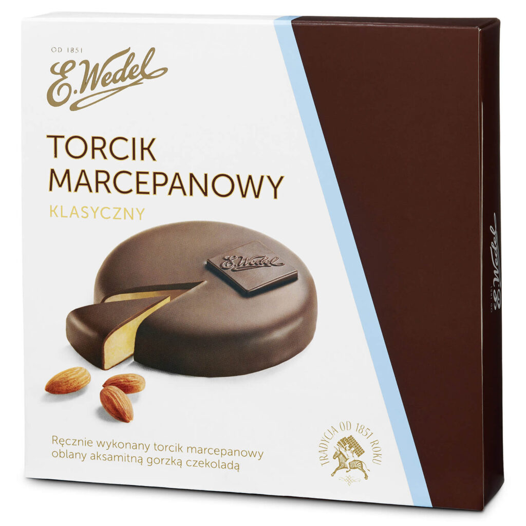 Marcepan w czekoladzie gorzkiej 200 g - Pijalnie Czekolady E.Wedel