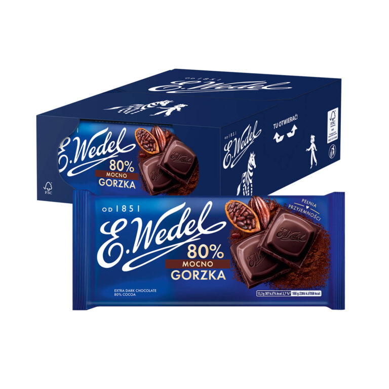 Zestaw 22 x Czekolada Mocno Gorzka 80% 80 g - Pijalnie Czekolady E ... Zestaw 22 x Czekolada Mocno Gorzka 80% 80 g - Pijalnie Czekolady E ...
