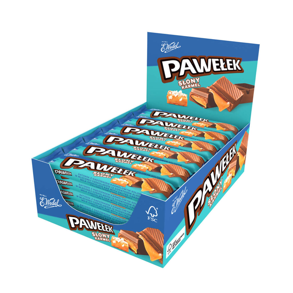 Baton Pawełek Duo Kokos 44 g - Pijalnie Czekolady E.Wedel