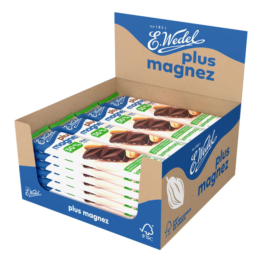 Wafelki WW E.Wedel SAKURA Kwiat Wiśni w czekoladzie mlecznej - baton 47 ...