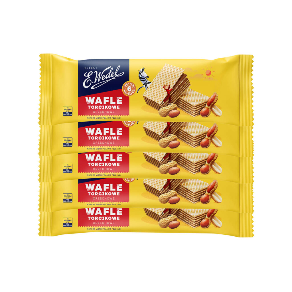 Wafel WW z nadzieniem orzechowym w mlecznej czekoladzie 45 g - Pijalnie ...