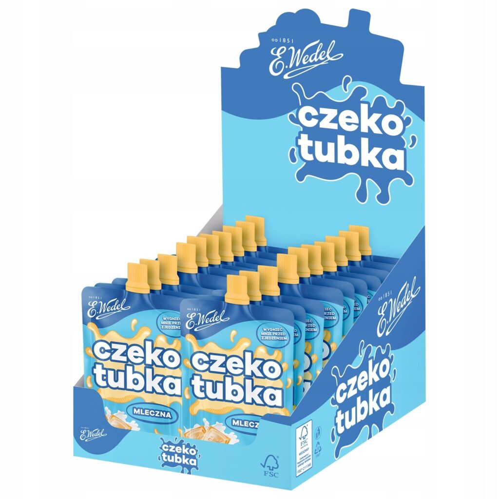 20 x Czekotubka Czekoladowa 50 g - Pijalnie Czekolady E.Wedel ...