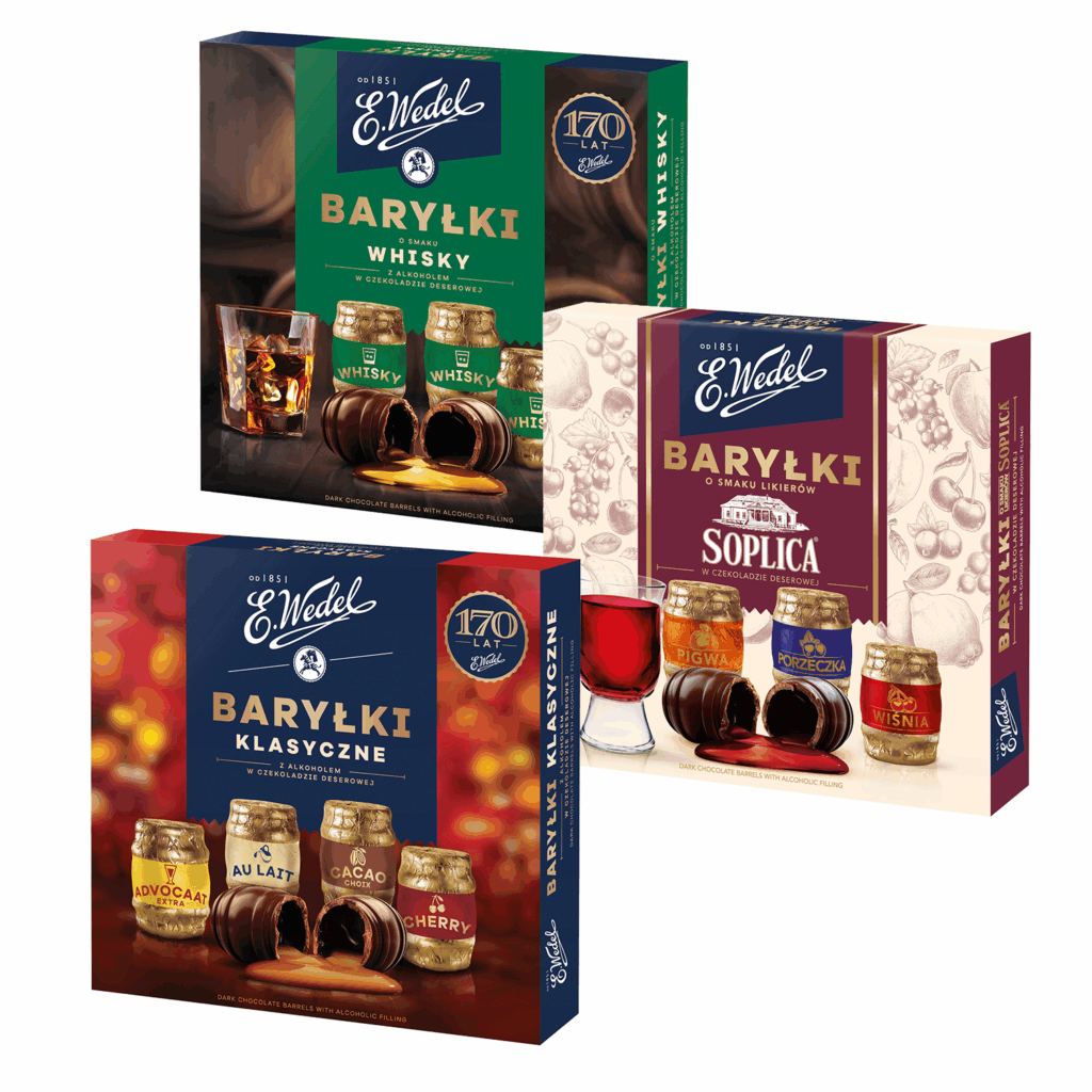 Baryłki Classic 200 g - Pijalnie Czekolady E.Wedel - Oficjalny Sklep ...