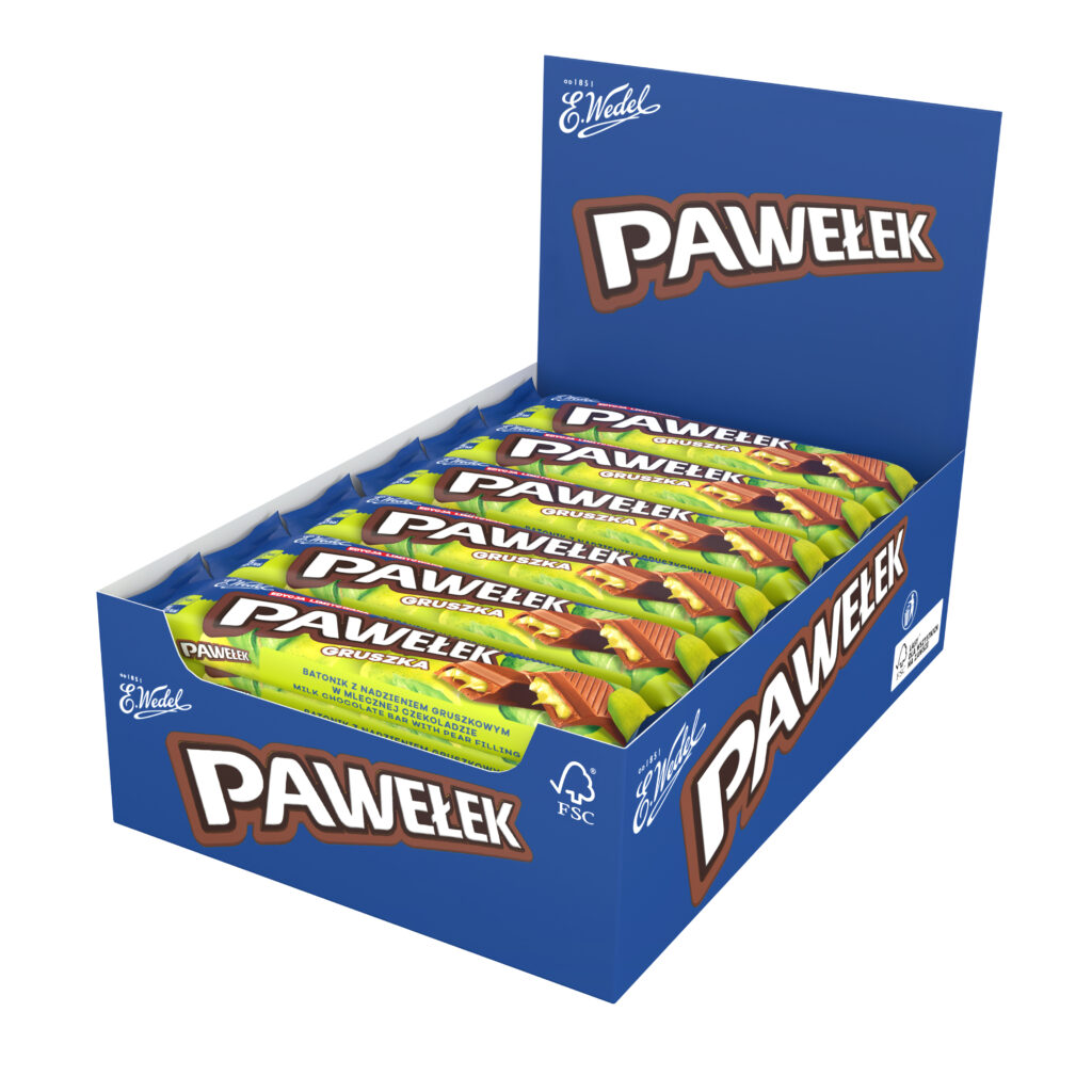 Baton Pawełek Toffi 45 g - Pijalnie Czekolady E.Wedel